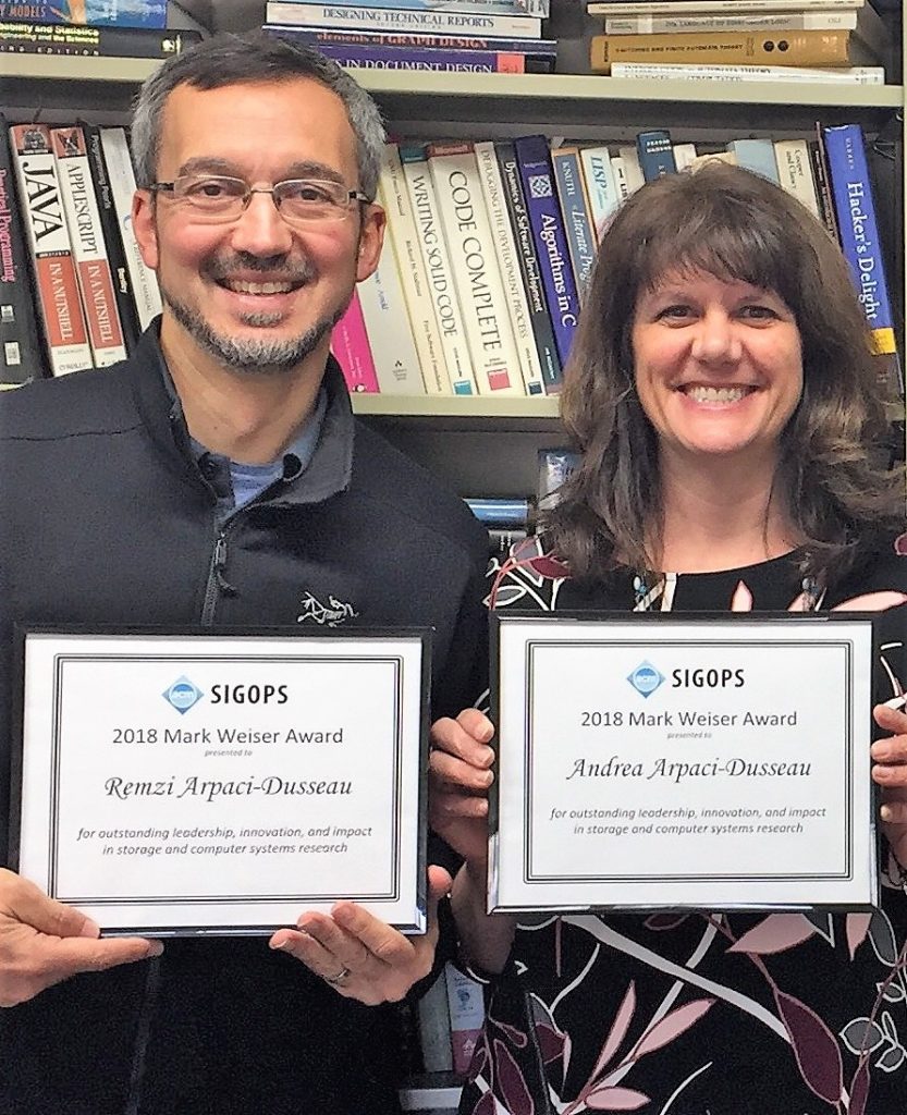 Arpaci-Dusseaus win 2018 ACM SIGOPS Mark Weiser Award – Computer ...